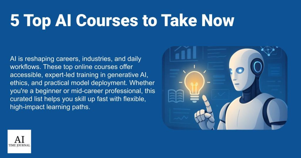 5 Top AI Courses to Take in 2025 - AI Time Journal - Artificial Intelligence, Automation, Work ...